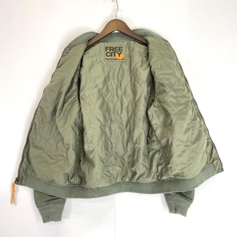 FREE CITY フリーシティー カーキ 700060-283 FCJJKT53 SPRW LNL SUN リバーシブルアーミージャケット ...