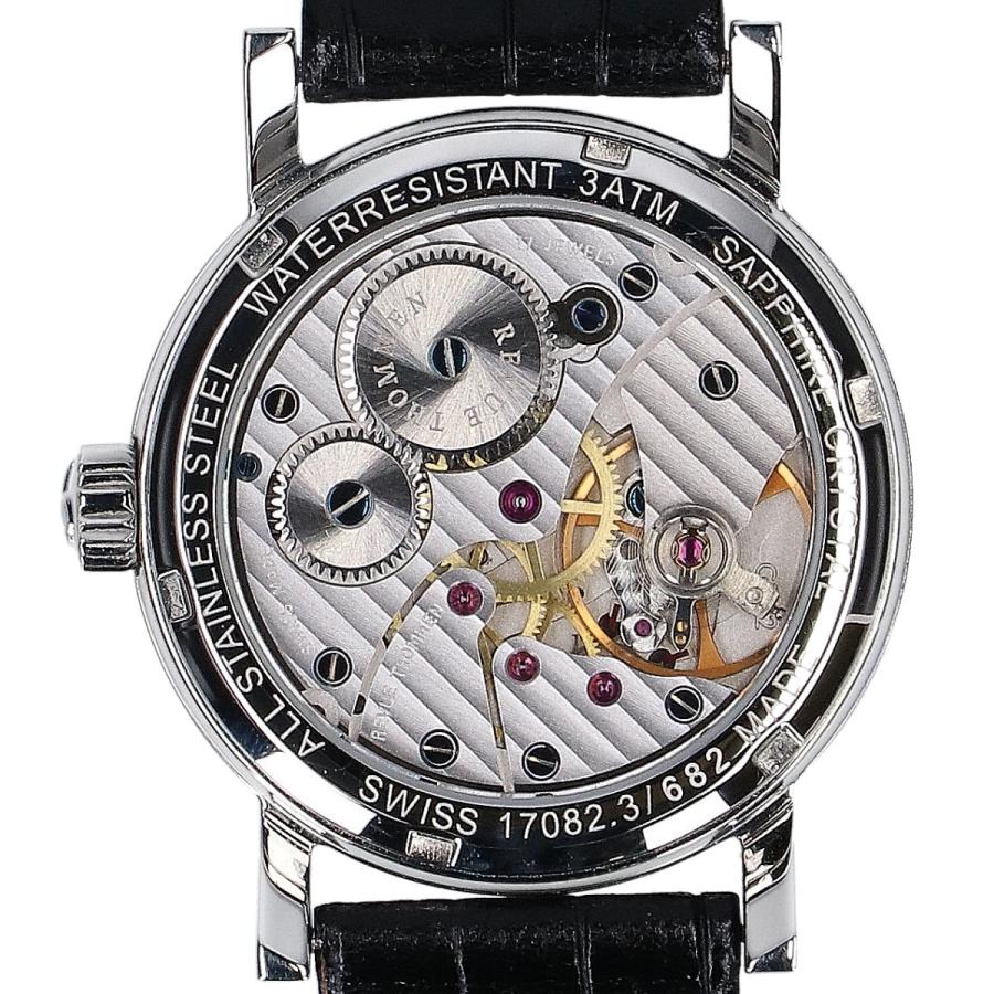 新品同様/ Revue Thommen レビュートーメン 17082.3537 クラシカル GT82 ラウンド 手巻き 腕時計 メンズ ...