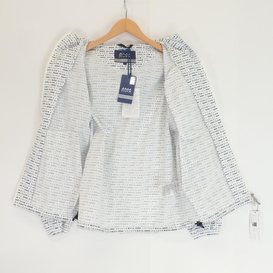 muta ムータ MMMK-443212-KMWH ロゴ ストレッチジップパーカー ホワイト 4 トップス ポリエステル メンズ 中古 ...