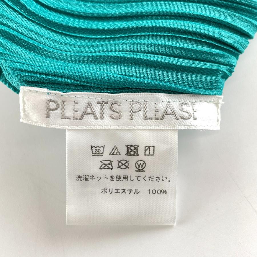 PLEATS PLEASE プリーツプリーズ ミントグリーン PP91-JC184 ZIPパーカー グリーン 3 ジャケット ポリエステル ...