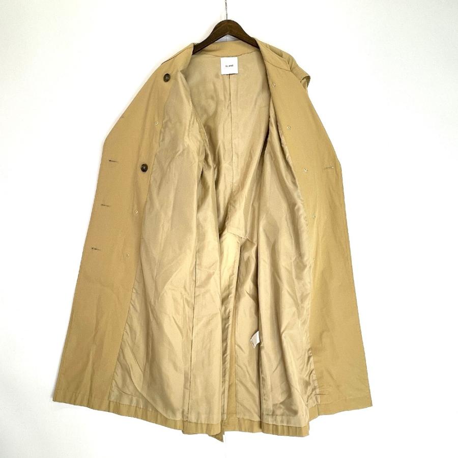 CLANE クラネ ベージュ 12101-0042 2WAY SQUARE SLEEVE TRENCH COAT 1 コート コットン レディース 中古 : ブランドリユースショップエコス ...