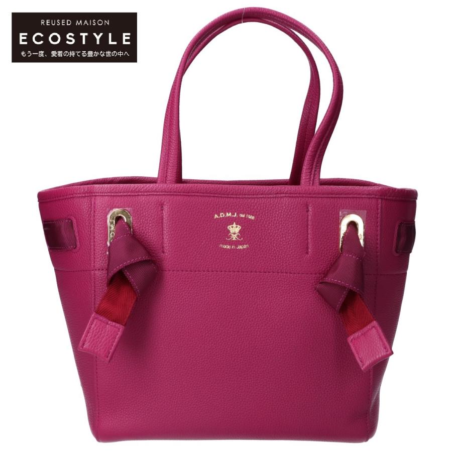 新品同様 A.D.M.J. Accessoires De Mademoiselle ADMJ 20SS01007 子牛革 モーツァルト コンクルージョン トートバッグ 23cm SIENA ...