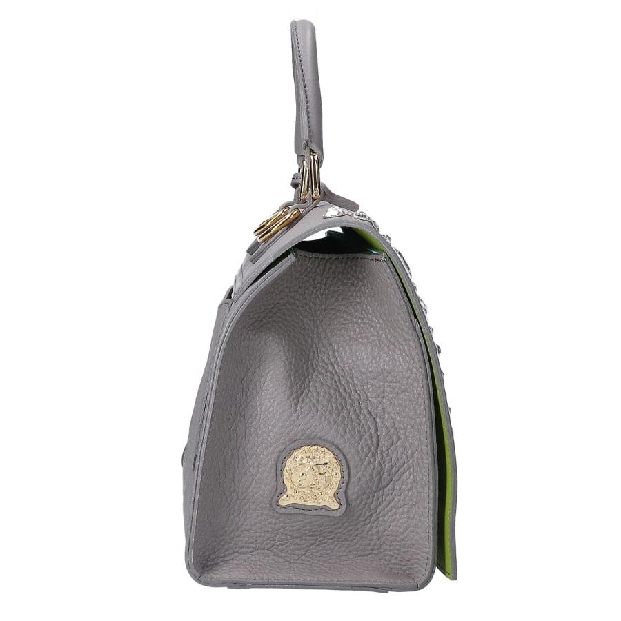 新品同様 A.D.M.J. Accessoires De Mademoiselle ADMJ 18AW01125 スワロフスキー・クリスタル付 ワンハンドル ハンドバッグ レディース ...