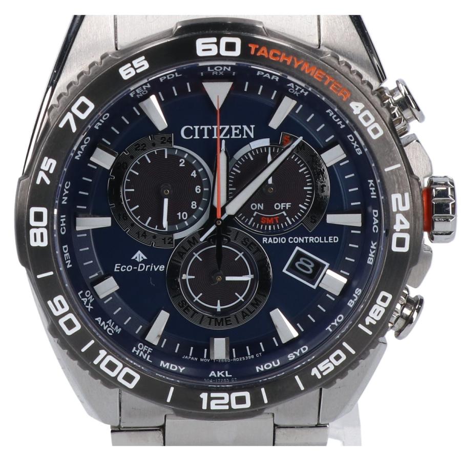 CITIZEN シチズン CB5034-82L E660 LAND PROMASTER プロマスター クロノグラフ エコ・ドライブ電波 腕時計 ...