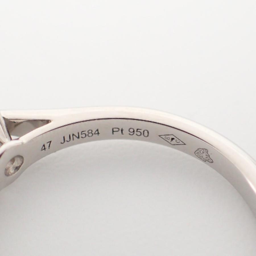 美品/ Cartier カルティエ Pt950 ダイヤモンド 0.34Ct CRN4139047 ソリテール1895 リング・指輪 47 プラチナ レディース ...