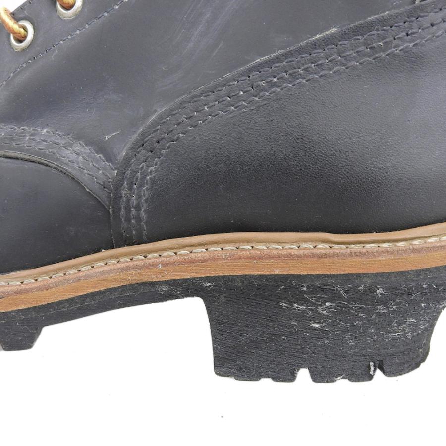 新品同様 Red Wing レッドウィング ロガーブーツ シューズ メンズ ブラック 7 D 2218 PT83 92年 : ブランドリユースショップエコスタイル - 通販 - Yahoo ...