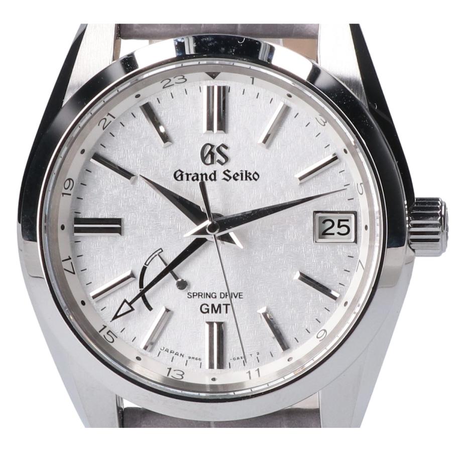 Grand Seiko グランドセイコー SBGE279 ヘリテージコレクション スプリングドライブGMT 腕時計 シルバー メンズ ...