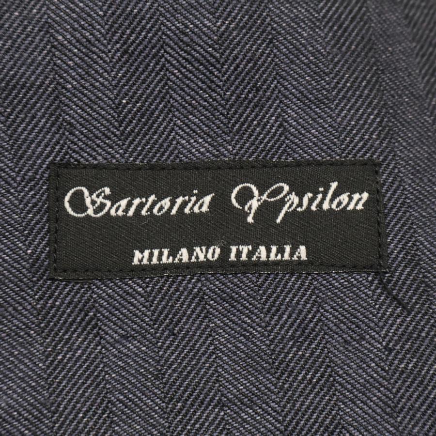 美品 Sartoria Ypsilon サルトリアイプシロン HARRISONS生地 テーラード ジャケット ネイビー メンズ : ブランドリユースショップエコスタイル - 通販 ...