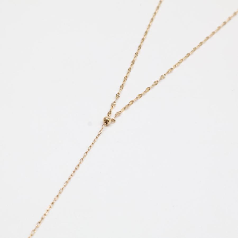 美品 agete アガット K10 キューブトップ Y字 ロングチェーン ネックレス イエローゴールド レディース : 2889900000101551 : ブランドリユースショップエコス ...