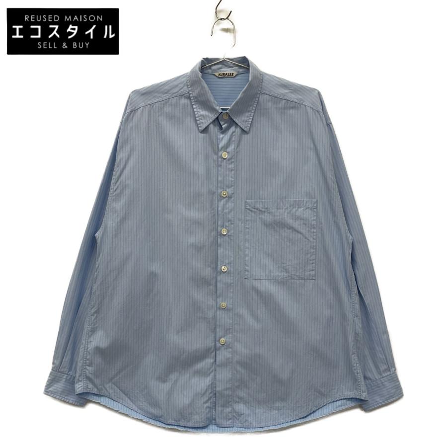 AURALEE オーラリー ブルー A9AS02TN 19AW WASHED FINX TWILL AURALEE オーラリー ブルー A9AS02TN 19AW WASHED FINX TWILL