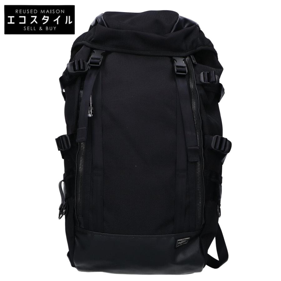 PORTER 美品 ポーター 703-06301 HEAT RUCKSACK ヒート リュックサック リュック・デイパック ブラック メンズ : ブランドリユースショップエコスタイル - 通販 ...