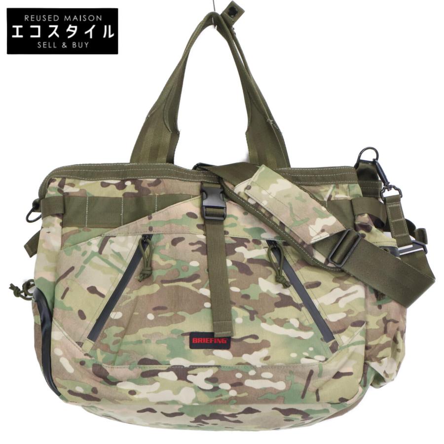 BRIEFING 美品 ブリーフィング BRM191 TRANSITION WIRE XP MC カモフラ 2WAYショルダー トートバッグ ...