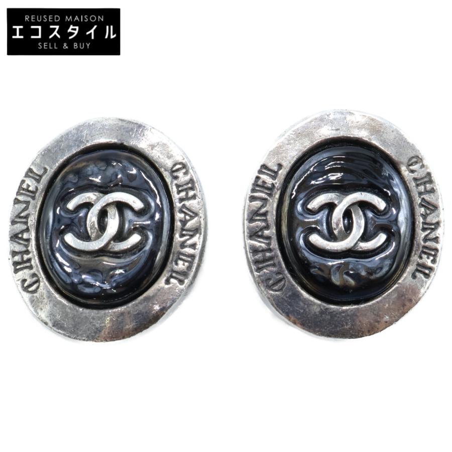 CHANEL シャネル 99A グリポア ココマーク ラウンド イヤリング シルバー レディース : ブランドリユースショップエコスタイル - 通販 - Yahoo!ショッピング