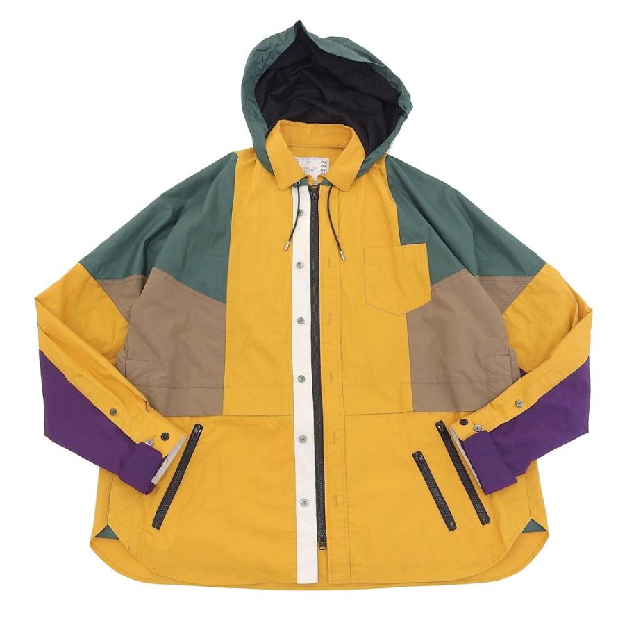 sacai サカイ コットンポプリンシャツブルゾン メンズ 21AW sacai サカイ コットンポプリンシャツブルゾン メンズ 21AW