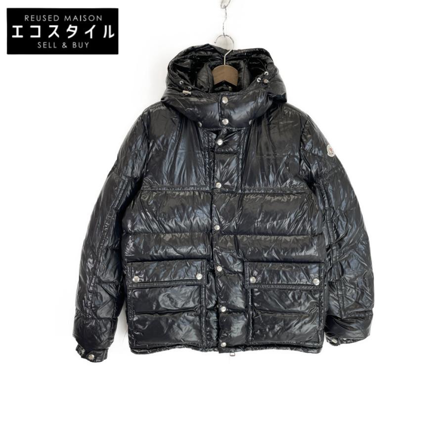 MONCLER（モンクレール） ブラック BREL ダウンジャケット ブラック 4 ジャケット ナイロン メンズ 中古 : ブランドリユース ...