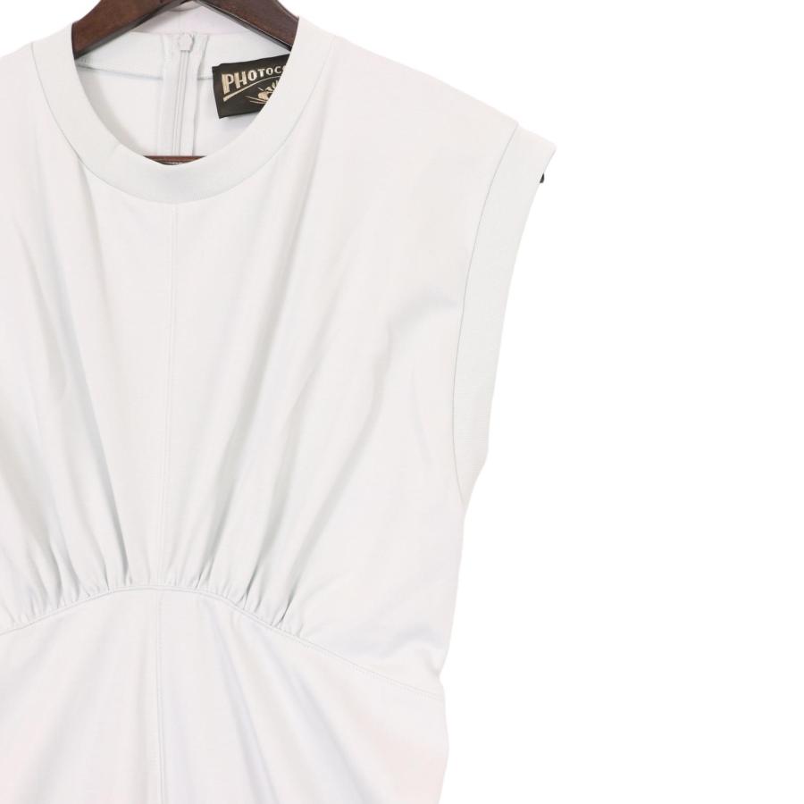 PHOTOCOPIEU フォトコピュー 233TPT TIPHAINE SLEEVE FLARED DRESS ブルー 36 ワンピース ...