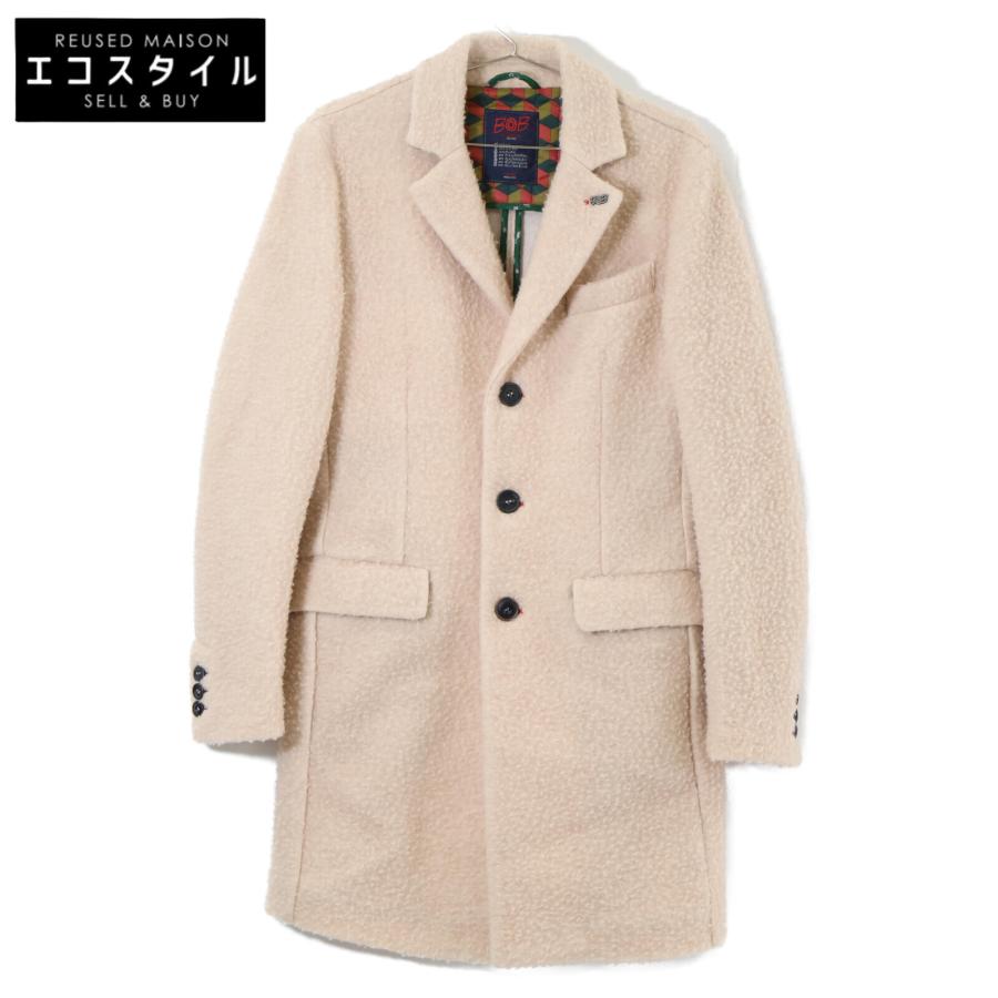 美品/ BOB ボブ 072701602-0043 ダブルチェスター コート 44 アイボリー メンズ : 2893100000033575 : ブランドリユースショップエコスタイル - 通販 ...