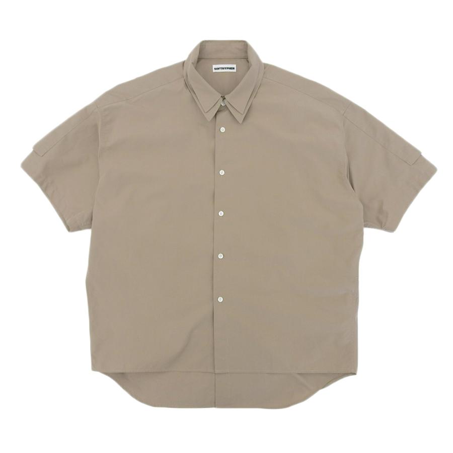 SOFTHYPHEN ソフトハイフン ダブルフロント オーバーシャツ トップス メンズ ベージュ 02 MGMFB241212-037 24SS : ブランドリユースショップエコスタイル ...