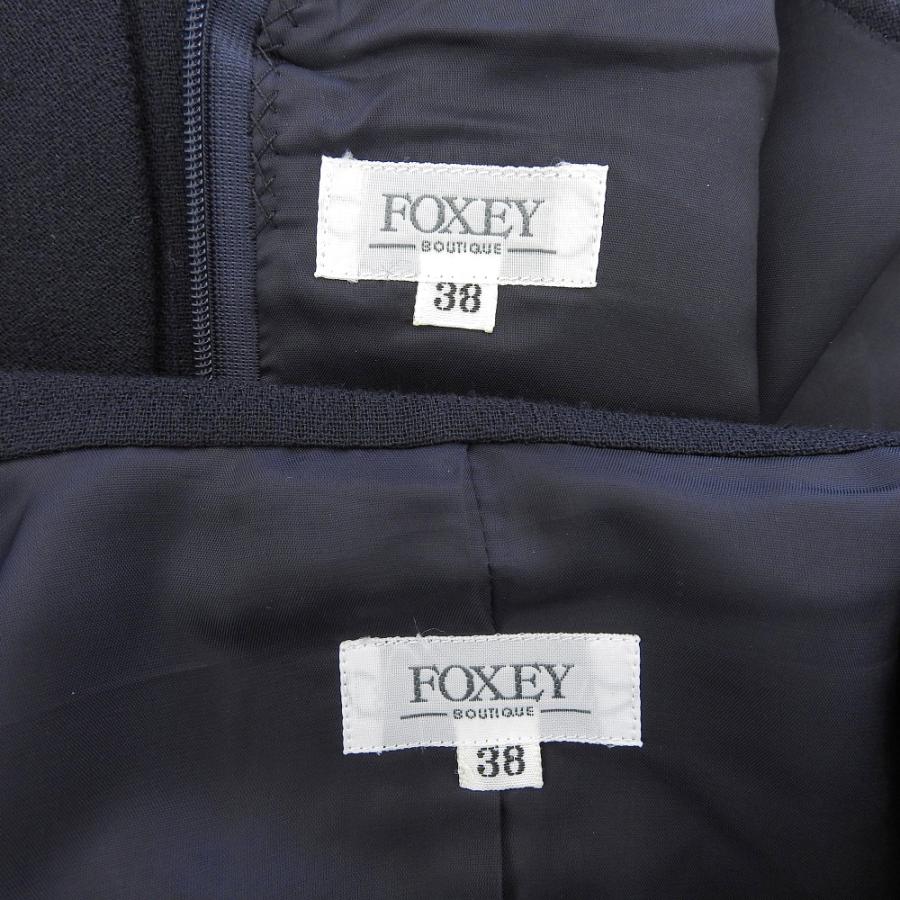 FOXEY BOUTIQUE フォクシーブティック ワンピース セットアップ スーツ レディース ネイビー 38 12877 : ブランドリユースショップエコスタイル - 通販 - Yahoo ...