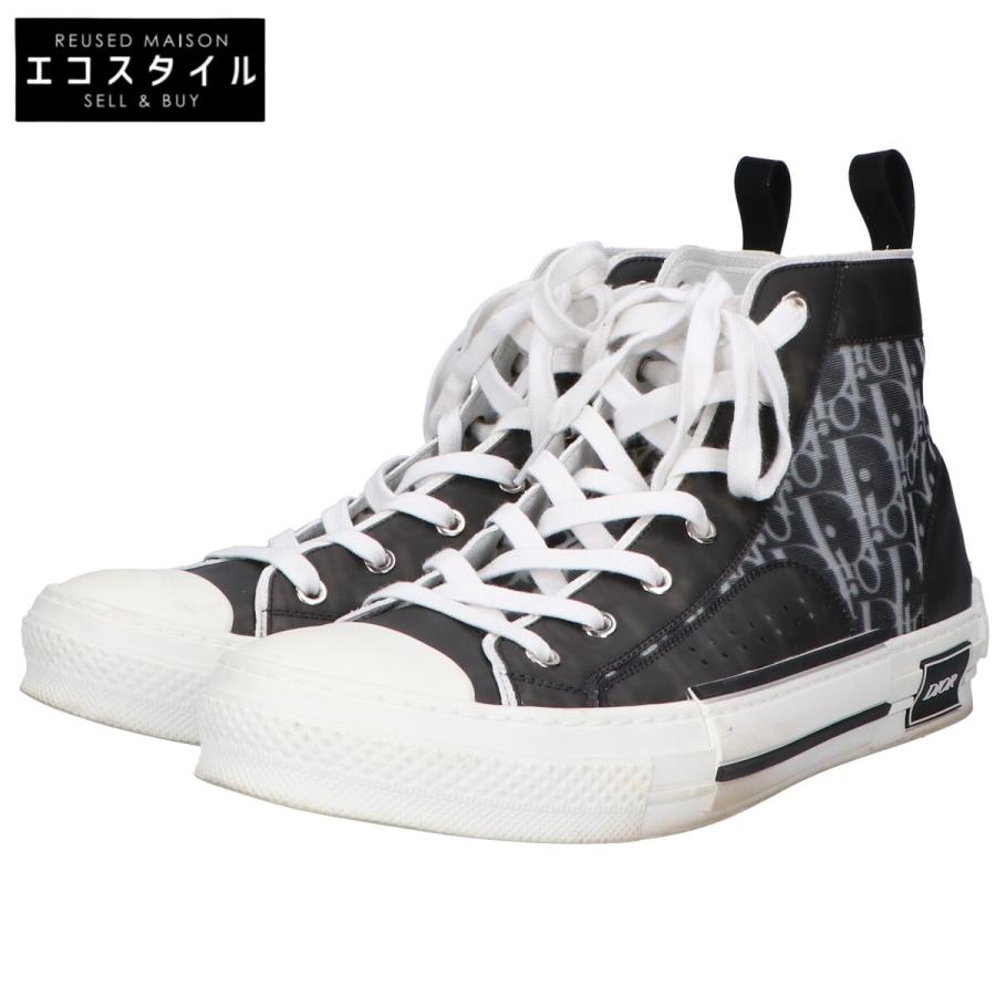 美品/ DIOR ディオール 3SH118Y B23 オブリーク ハイカットスニーカー/ シューズ 43 ブラック メンズ : ブランドリユースショップエコスタイル - 通販 - Yahoo ...