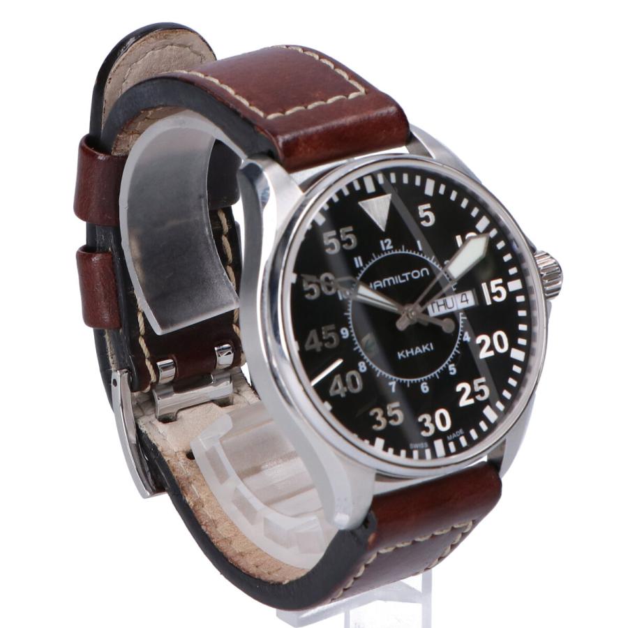 HAMILTON ハミルトン H64611535 カーキ アビエーション Pilot Day Date Quartz クオーツ 腕時計 ...