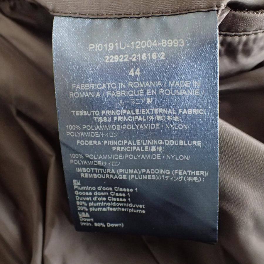 HERNO（ヘルノ） 国内正規/美品/ PI0191U-12004 POLAR-TECH ポーラテック フーデッドダウンコート 44 ブラウン ...