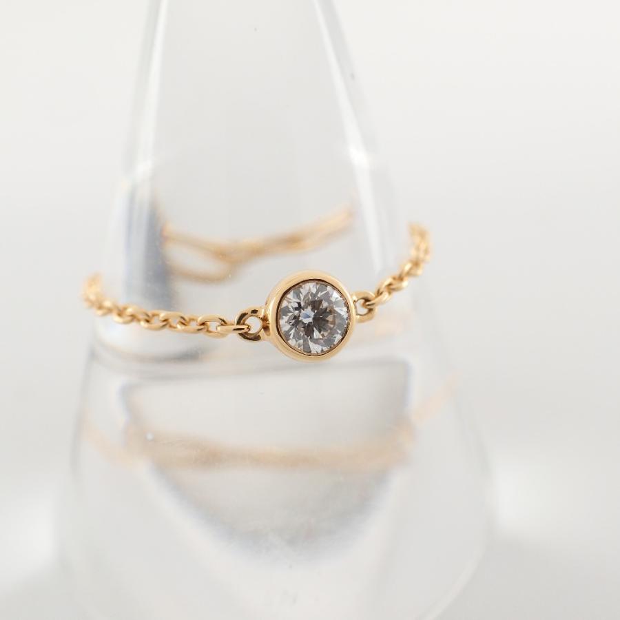 美品 Orefice オレフィーチェ K18 0.11ct ダイヤ ヌード チェーン リング・指輪 イエローゴールド レディース :2909500000038493:ブランドリユースショップ ...