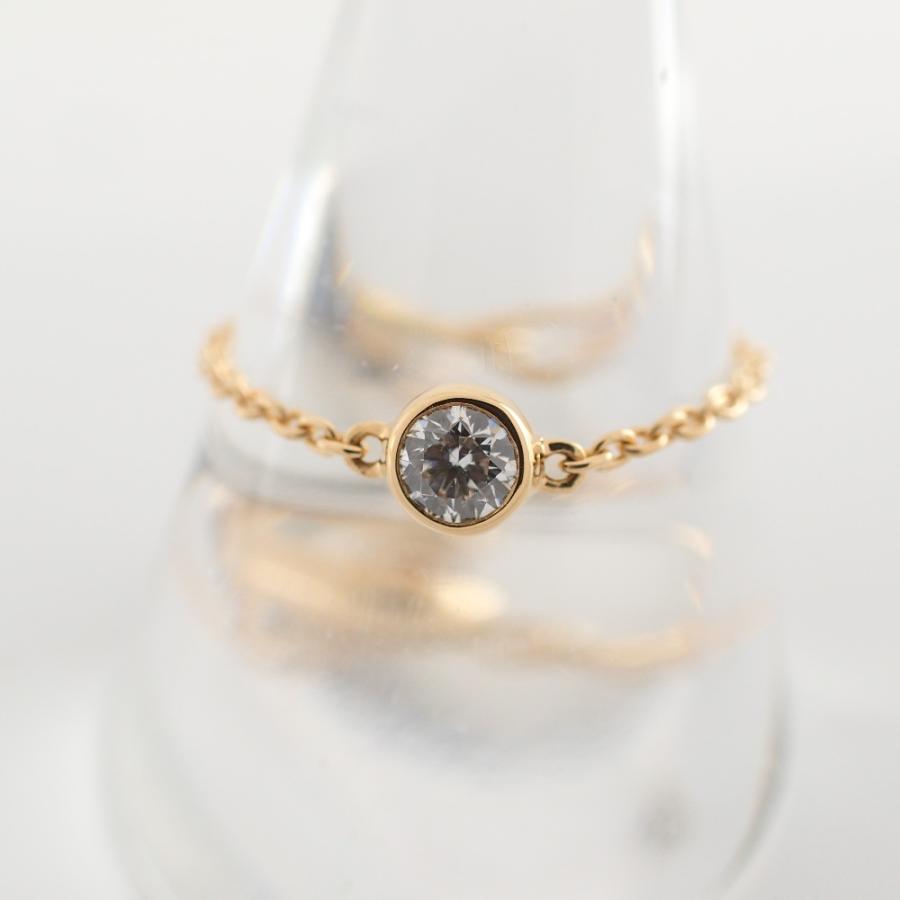 美品 Orefice オレフィーチェ K18 0.11ct ダイヤ ヌード チェーン リング・指輪 イエローゴールド レディース :2909500000038493:ブランドリユースショップ ...
