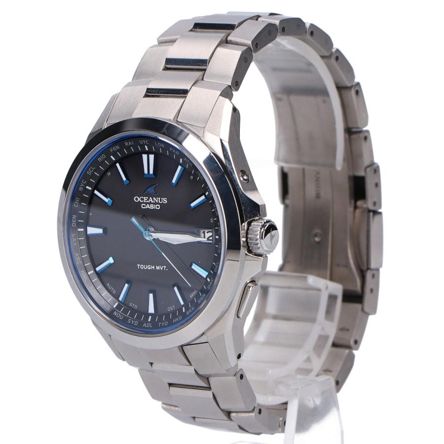 CASIO（カシオ） 美品 OCW-S100-1AJF OCEANUS オシアナス マルチバンド6 タフソーラー電波 腕時計 シルバー メンズ ...