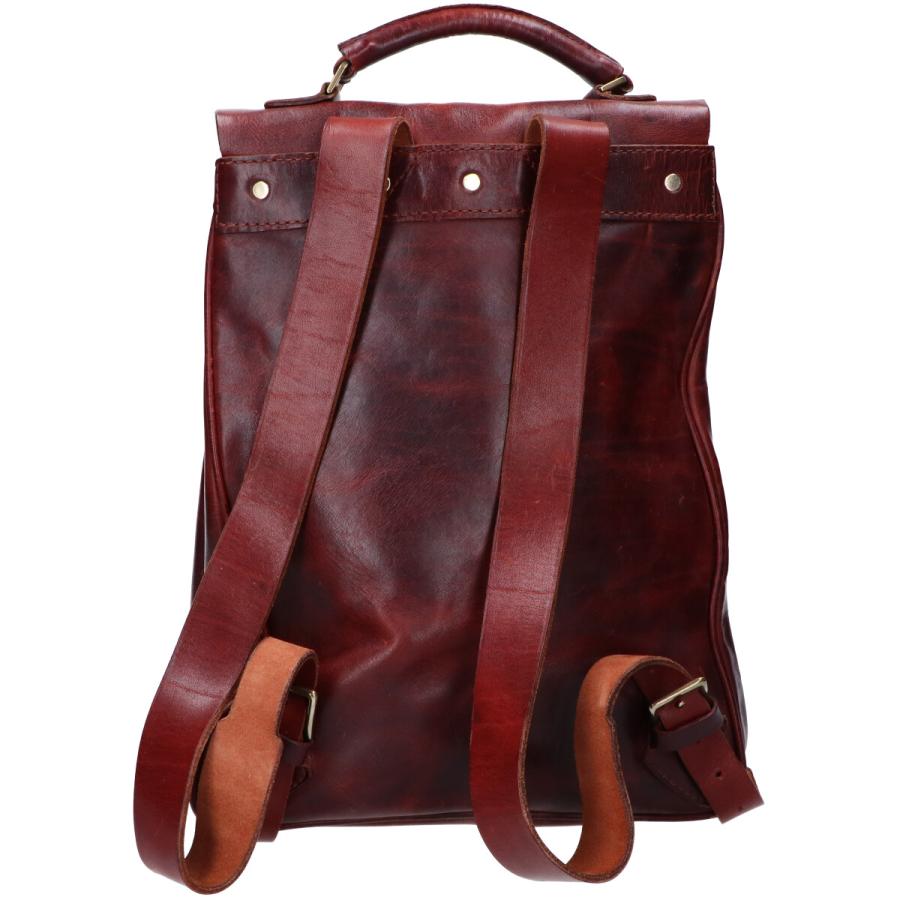 美品 Sandast サンダスト Gregory グレゴリー レザー バックパック リュック・デイパック バーガンディ ...
