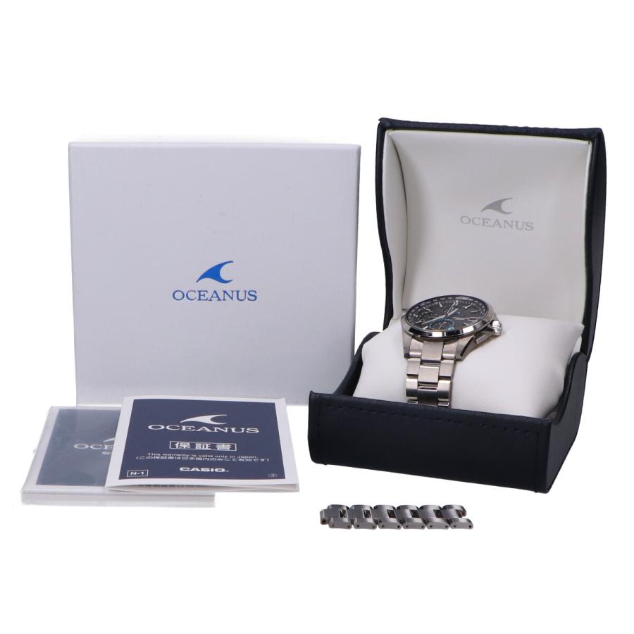 CASIO（カシオ） 美品 OCW-T2600-1AJF Classic Line OCEANUS オシアナス マルチバンド6 タフソーラー ...