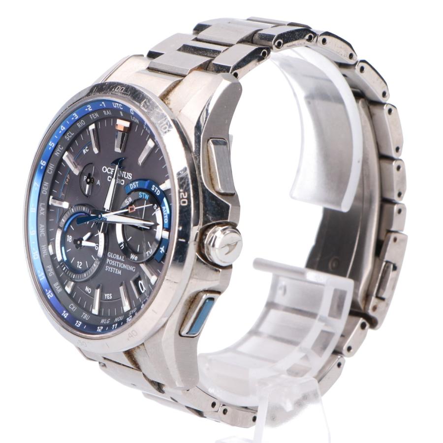 CASIO カシオ OCW-G1000-1AJF OCEANUSオシアナス フルメタル GPSハイブリッド電波ソーラー 腕時計 メンズ ...