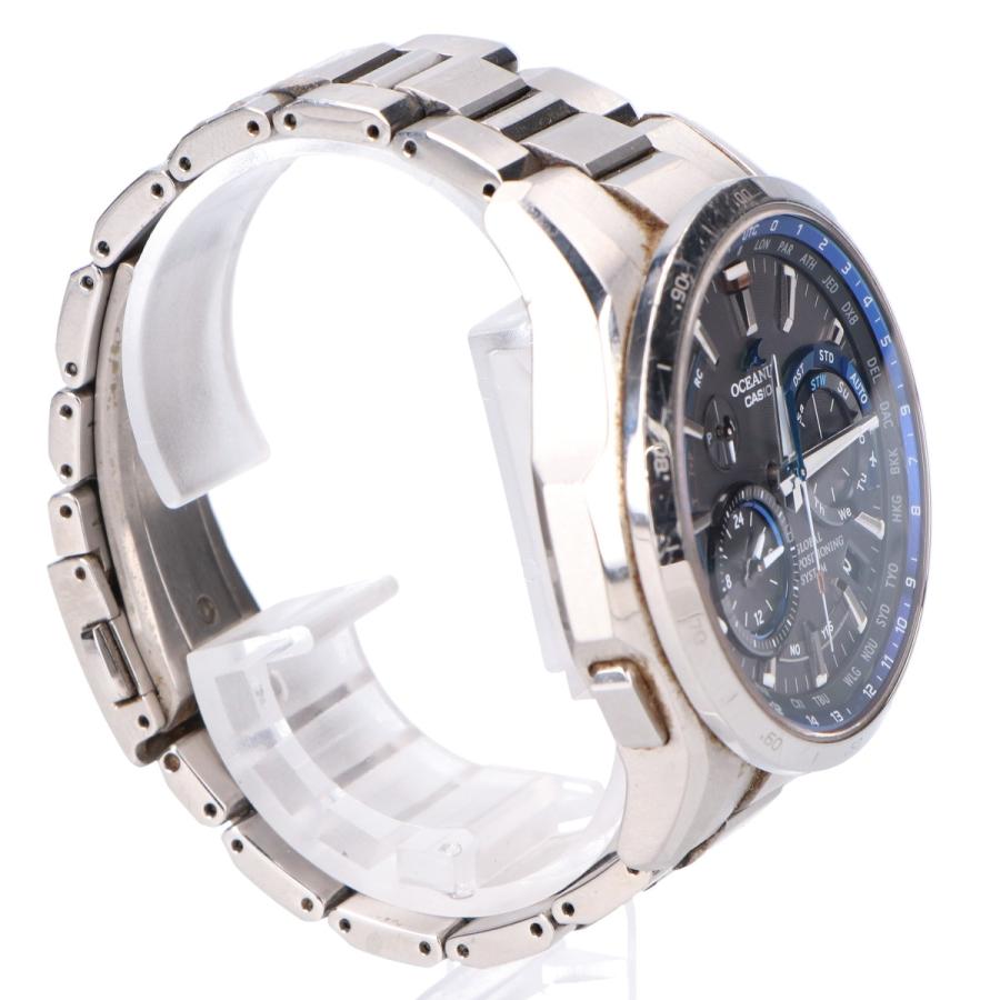 CASIO カシオ OCW-G1000-1AJF OCEANUSオシアナス フルメタル GPSハイブリッド電波ソーラー 腕時計 メンズ ...