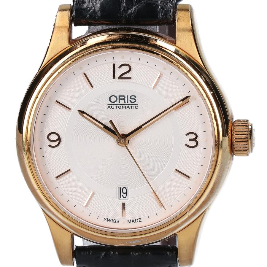 ORIS オリス 7594 Classic Date クラシック デイト シースルーバック 自動巻き 腕時計 ゴールド : ブランドリユースショップエコスタイル - 通販 - Yahoo!ショッピング