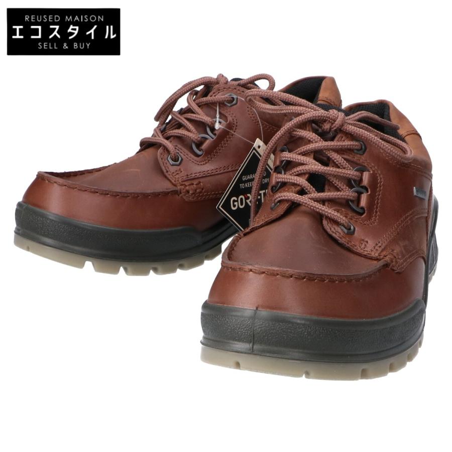 新品同様 ecco エコー 83171452600 ECCO TRACK 25 MEN ゴアテックス アウトドア シューズ 42 BISON ...
