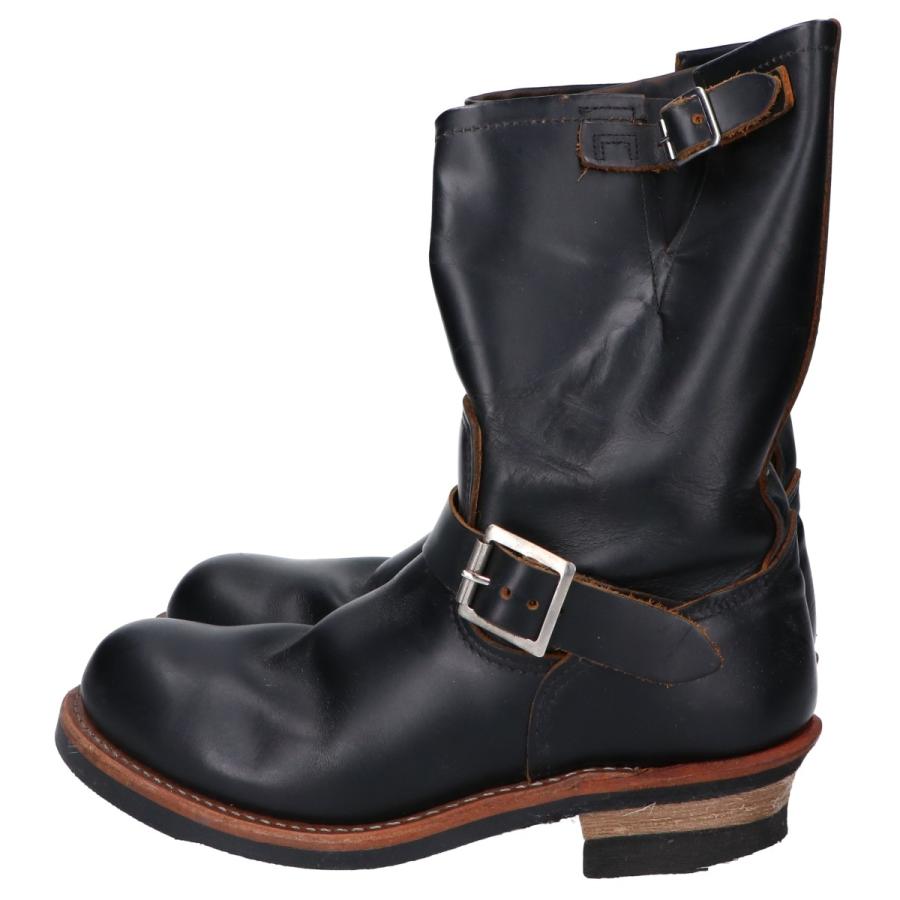 Red Wing レッドウィング 09268 クロンダイク 茶芯 エンジニアブーツ シューズ US9 1/2D BLACK メンズ ...