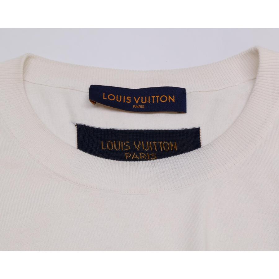 LOUIS VUITTON ルイヴィトン ホワイト RM221 JS5 HMN81W Amen Break クルーネックニット M トップス コットン メンズ 中古 : ブランドリユース ...