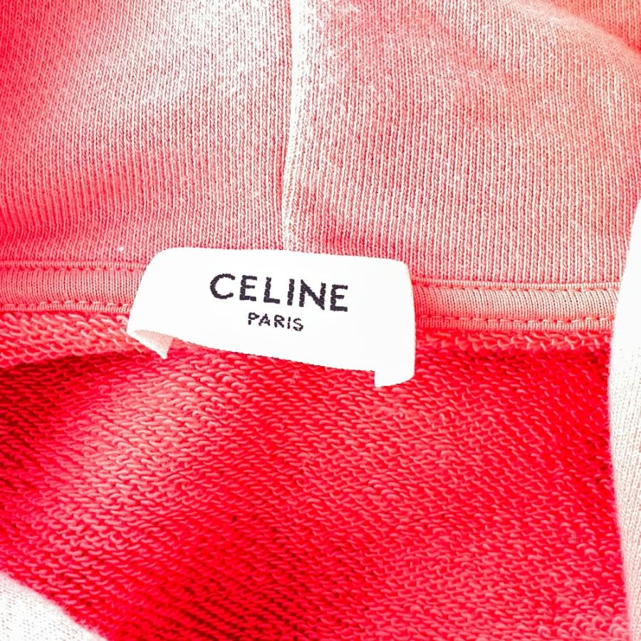 CELINE セリーヌ 2Y627670Q ピンク FLAMINGO TENSIONS プルオーバーパーカー L トップス コットン メンズ 中古 : ブランドリユースショップエコスタイル ...