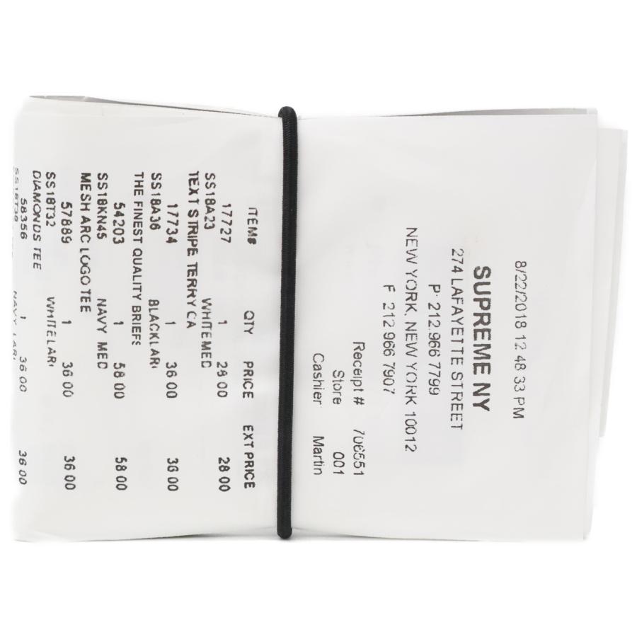 Supreme 美品 シュプリーム x MM6 エムエムシックス 24SS RECEIPT WALLET レシートウォレット 二つ折り財布 ...