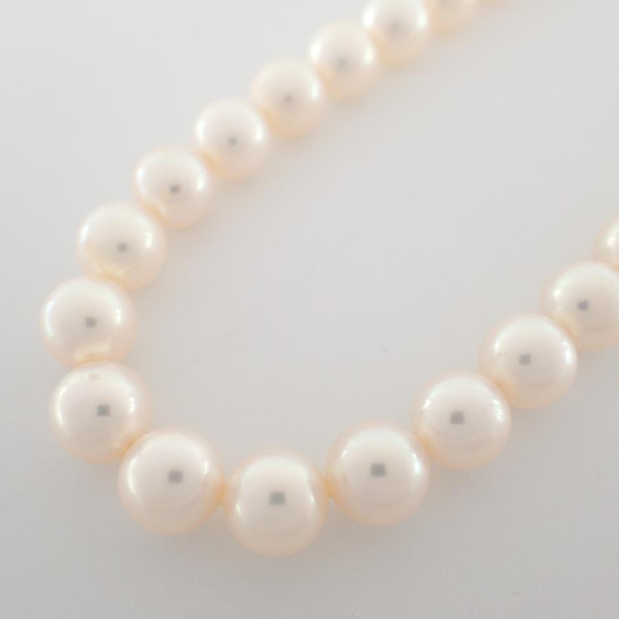 MIKIMOTO 美品 ミキモト K18WG 留め具 パール 約7mm ネックレス MIKIMOTO 美品 ミキモト K18WG 留め具 パール 約7mm ネックレス