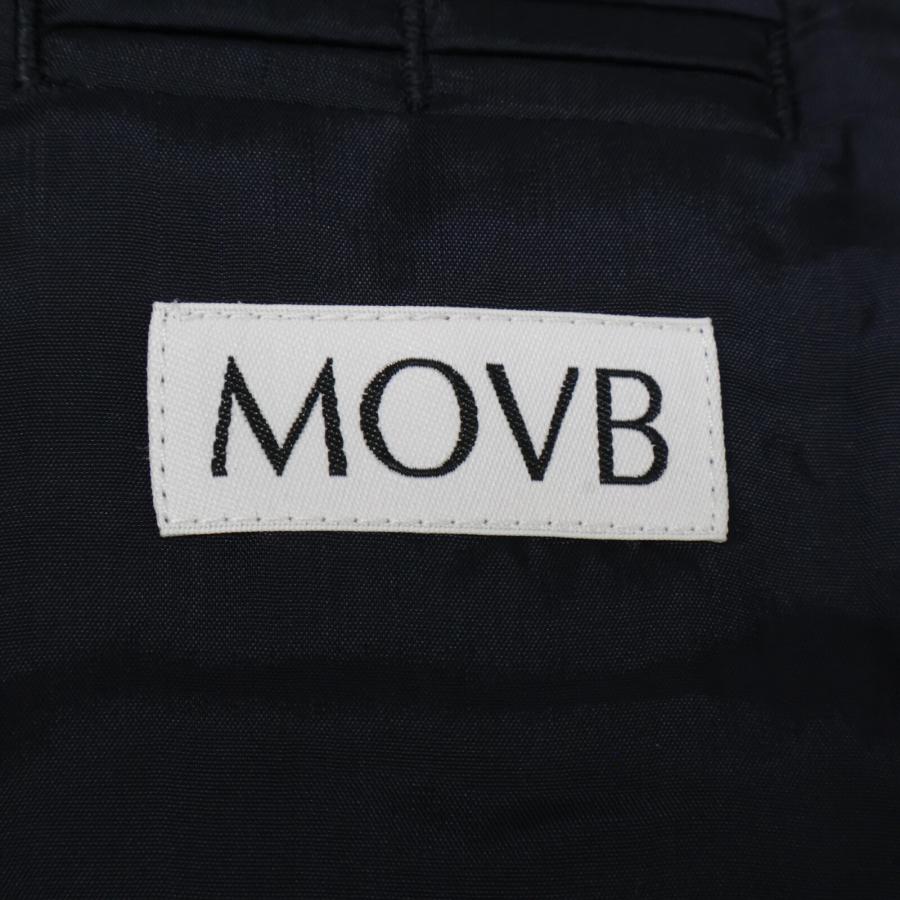 MOVB モーヴ ネイビー シングル2Bノッチド・トラベルジャケット MOVB モーヴ ネイビー シングル2Bノッチド・トラベルジャケット