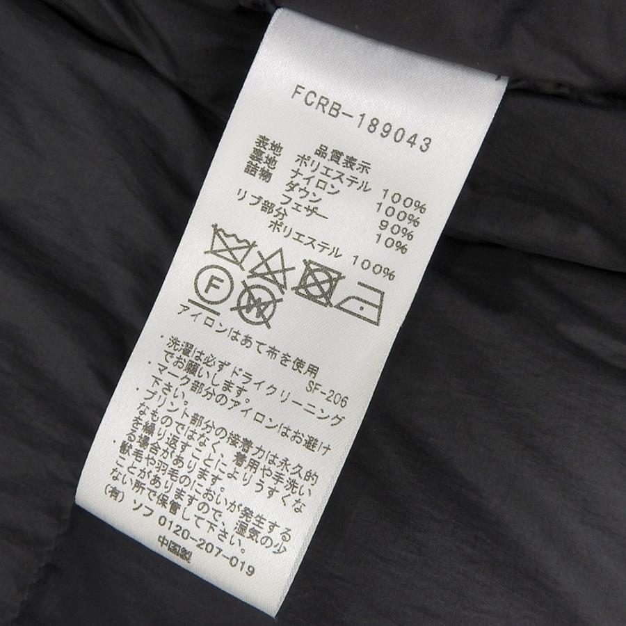 F.C.Real Bristol F.C.R.B. エフシーアールビー DOWN BENCH COAT ダウン ジャケット コート メンズ 黒 ブラック M 189043 : ブランドリユース ...