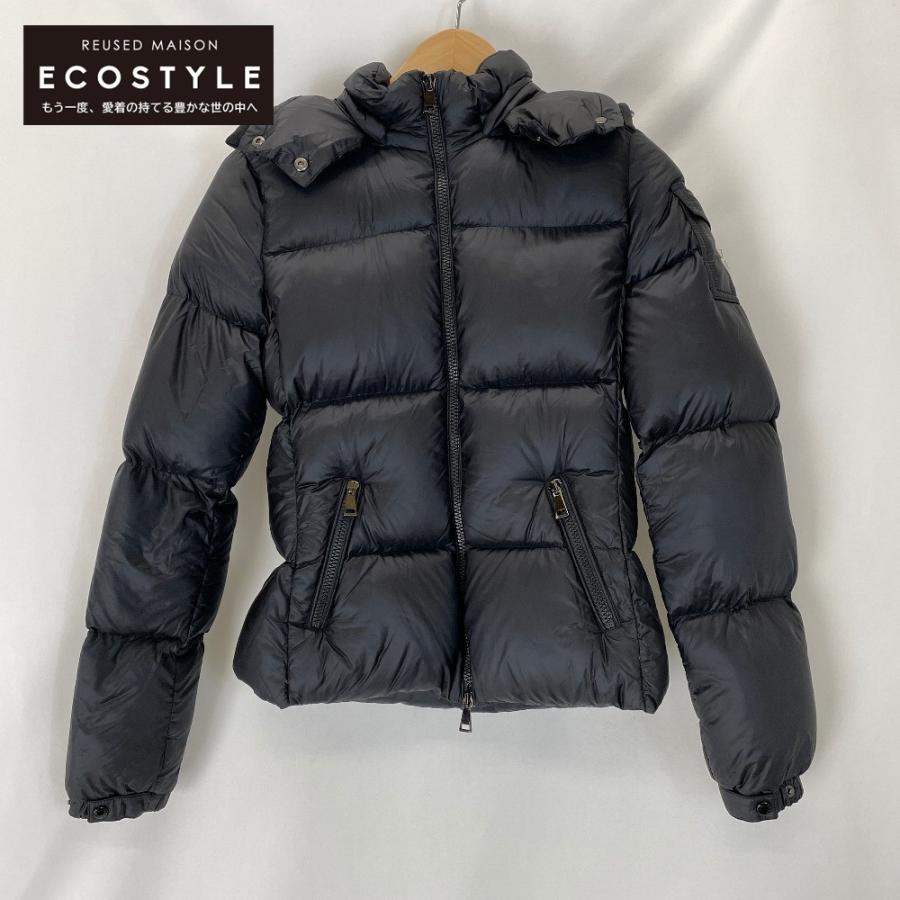 MONCLER 美品/国内正規/20年製 モンクレール FOURMI フード付 ダウン ジャケット 0 ブラック レディース : ブランド ...