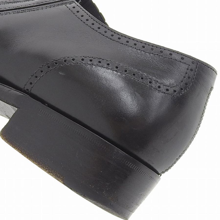 ANTHONY CLEVERLEY アンソニークレバリー チャーチル サイドエラスティック シューズ メンズ ブラック 8E : ブランド ...