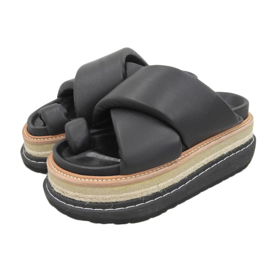sacai 美品 サカイ Multiple Sole Sandals サンダル パンプス レディース ブラック 36 22SS : ブランドリユースショップエコスタイル - 通販 ...