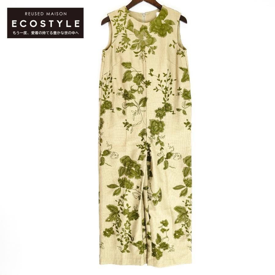 AMERI アメリ 01310561100 NORA FLOWER EMBROIDERY ROMPERS グリーン S ボトムス ポリエステル レディース 中古 : ブランドリユースショップ ...