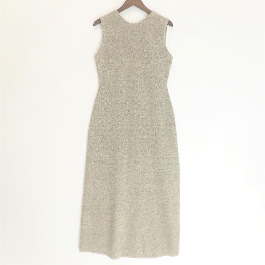 AMERI アメリ 23SS 02310591400 ベージュ LOOP YARN SEMI FLARE KNIT DRESS ベージュ M ワンピース アクリル レディース 中古 ...