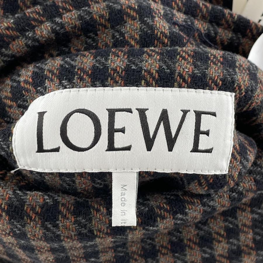 LOEWE ロエベ H526Y01W37 ネイビー ネイビー×チェック柄 LOEWE ロエベ H526Y01W37 ネイビー ネイビー×チェック柄
