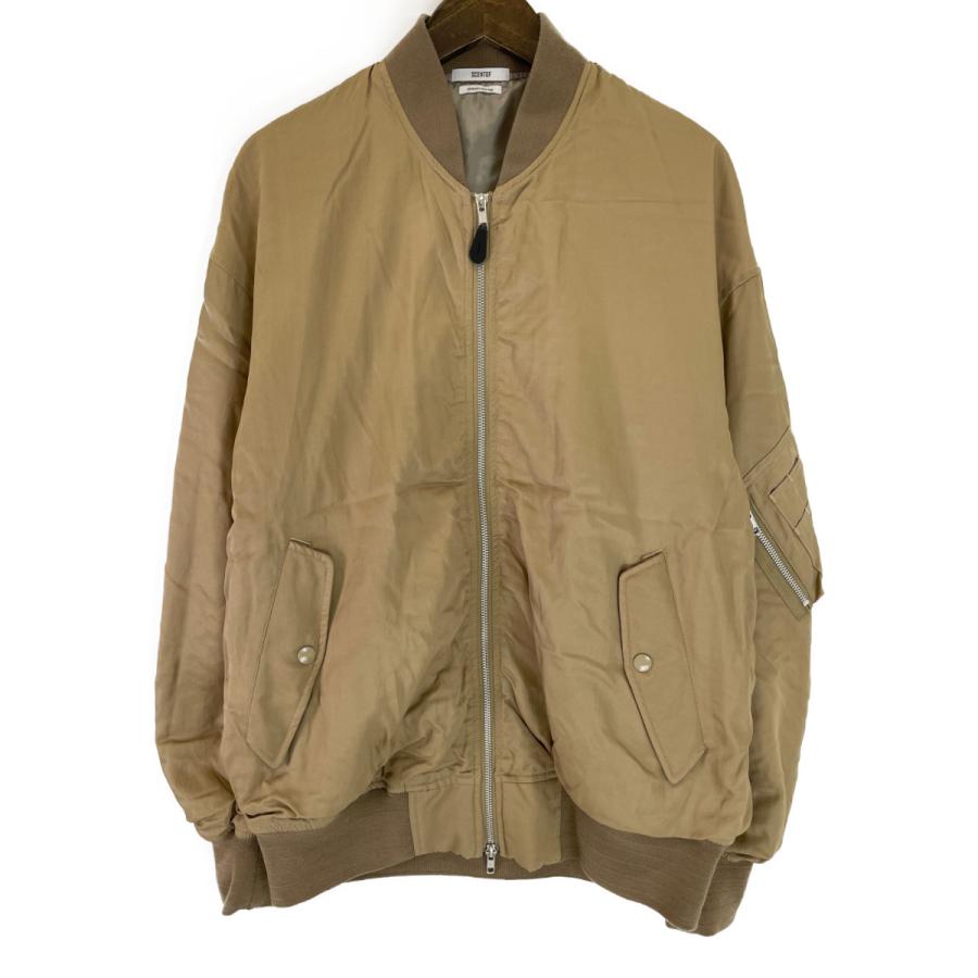 AP STUDIO エーピーストゥディオ SCENTOF 23SS ベージュ レーヨンコットン MA-1 ブルゾン F レディース : 7765400000021814 : ブランドリユース ...