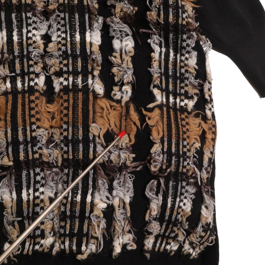 Y's ワイズ 22AW YV-K75-149 ブラック ジャガード ロングニット ブラック 2 トップス ウール レディース 中古 : 7765400000024431 : ブランドリユース ...